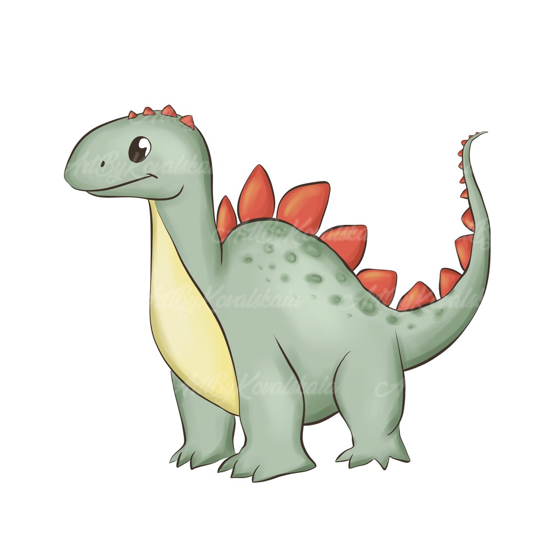 Dinosaur Clipart, Dino PNG, Digital Download - Etsy