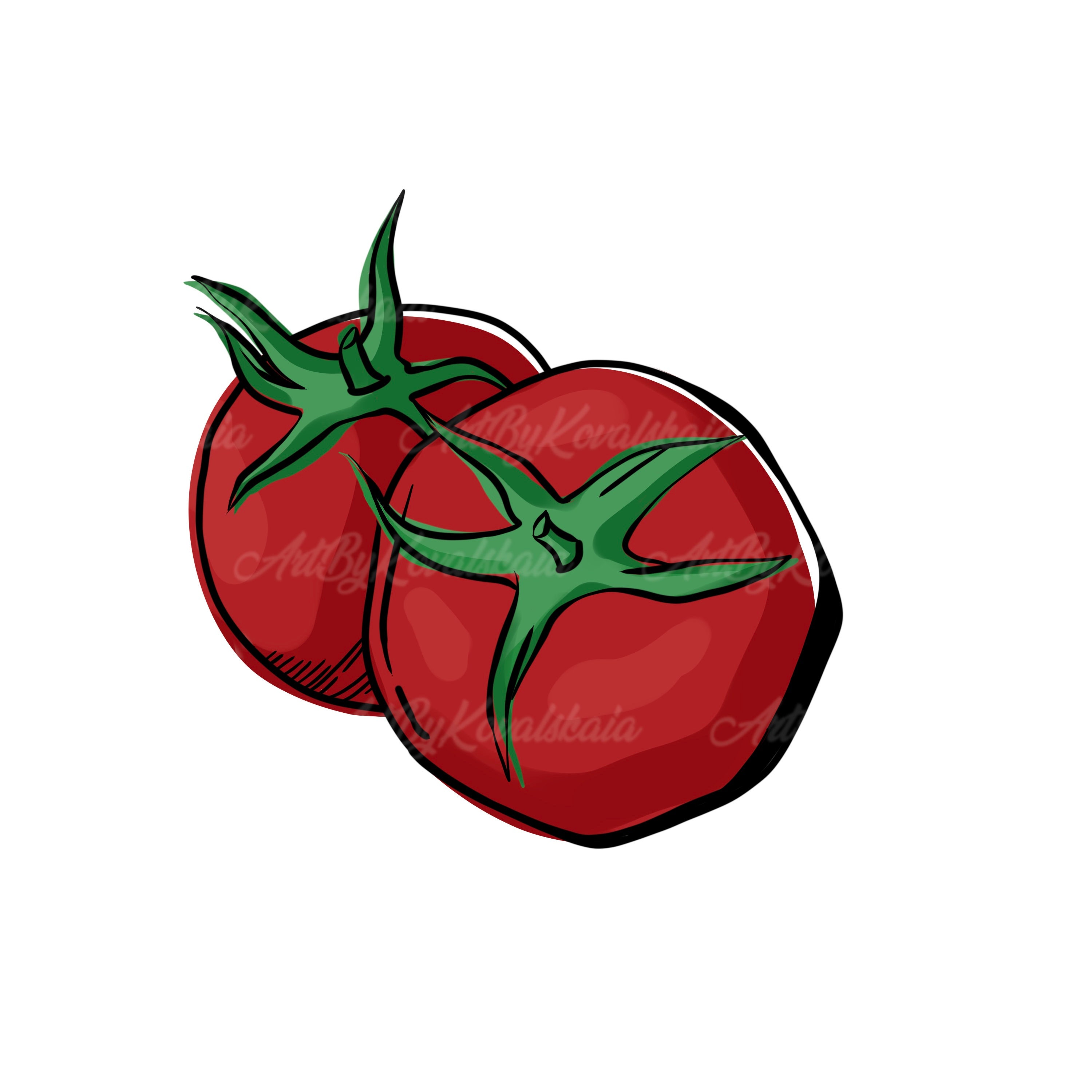 Tomatoes Clipart, Tomato PNG, Vegetable Clip Art, Digital Download - Etsy