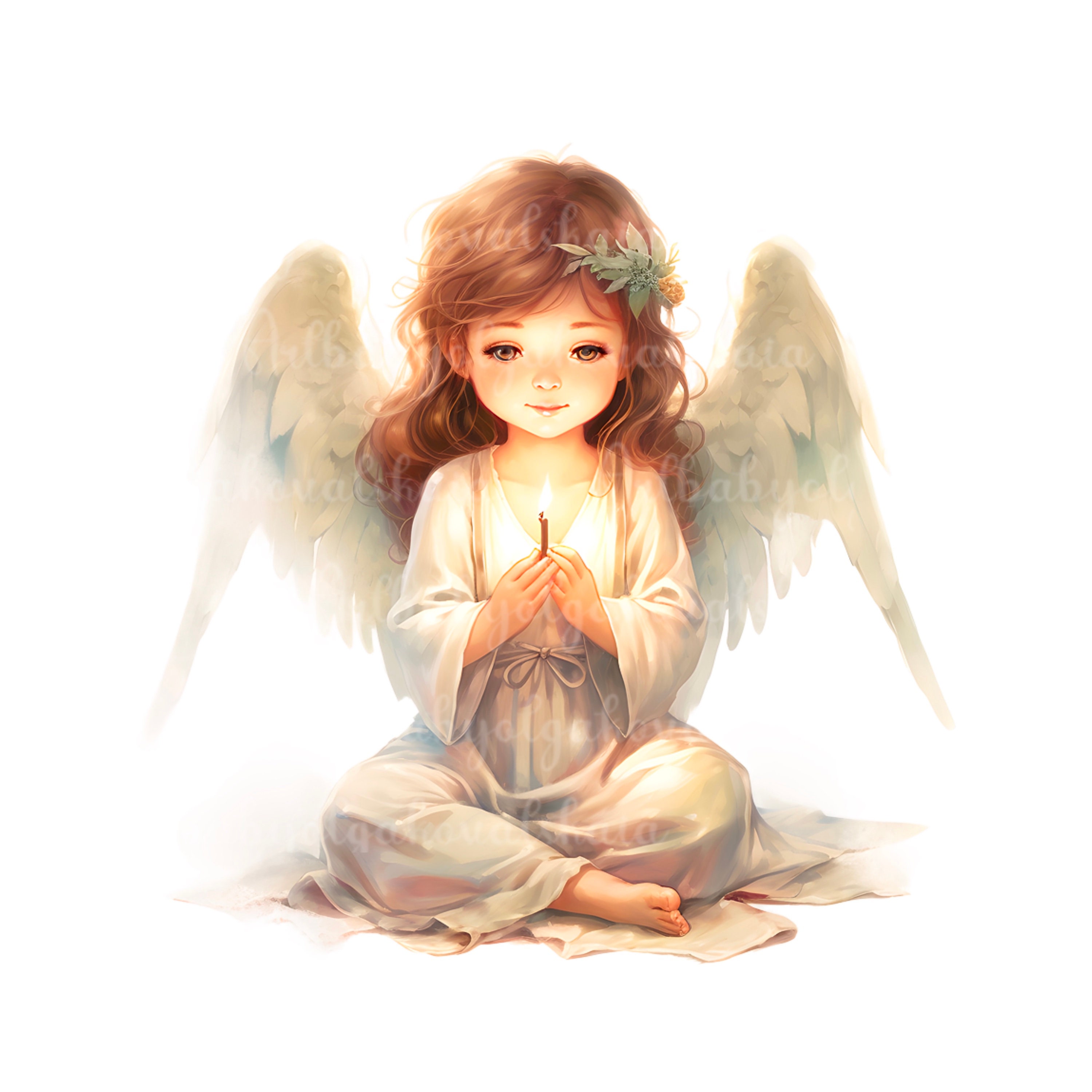 Angel PNG, Watercolor Angel Girl Clipart, Prayer, Digital Download - Etsy
