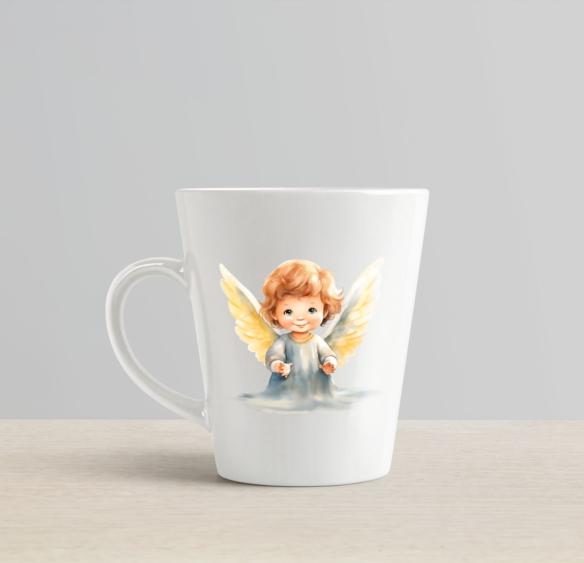 Watercolor Child Angel PNG Angel Boy Clipart Baby Shower - Etsy
