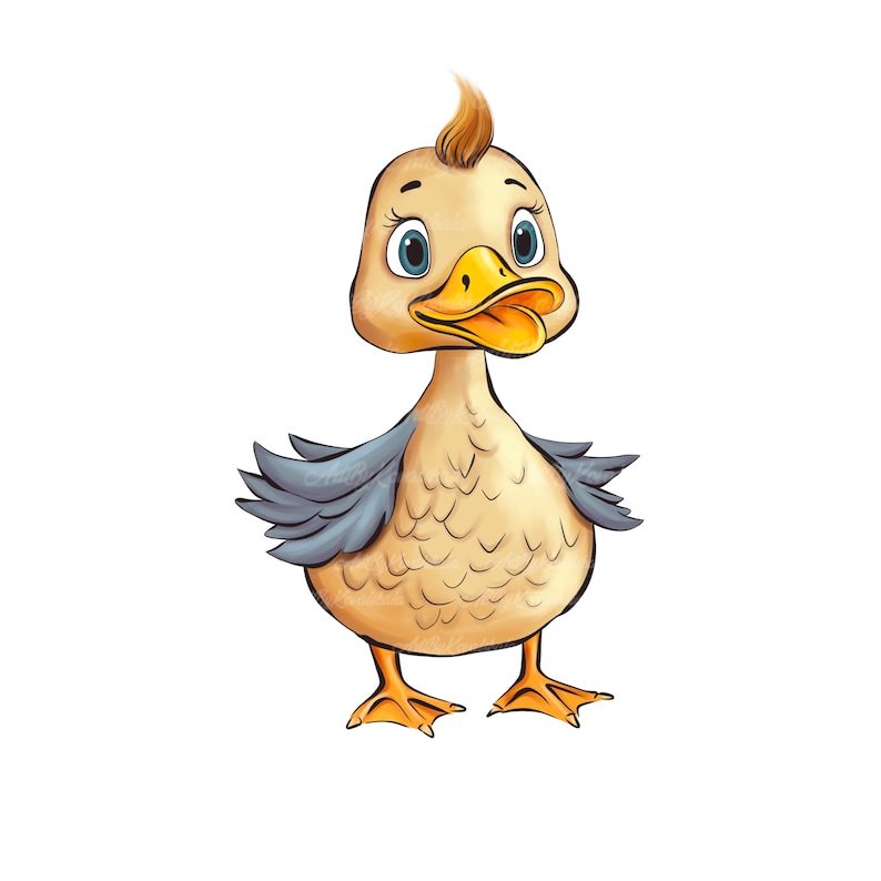 Duck Clipart, Cute Duck PNG, Digital Download - Etsy