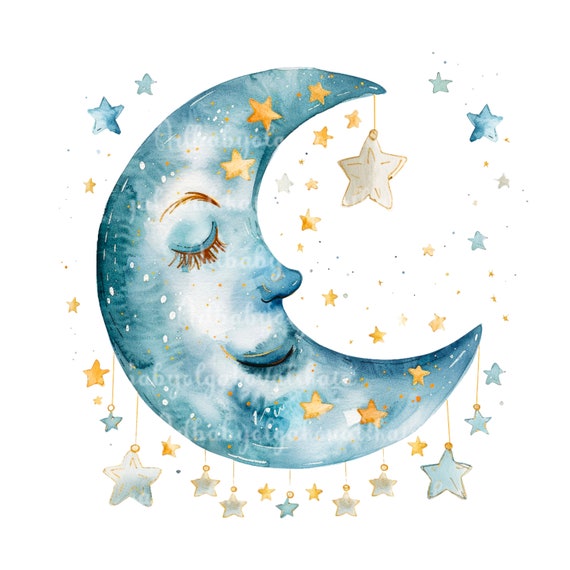 Clip Art Luna E Stelle Immagini Vettoriali Stock Di Luna E Stelle
