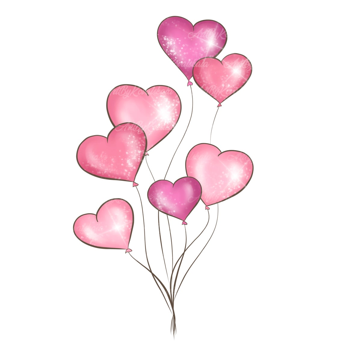 Valentines Day, Balloons PNG, Hearts PNG, Valentines Day Clipart ...
