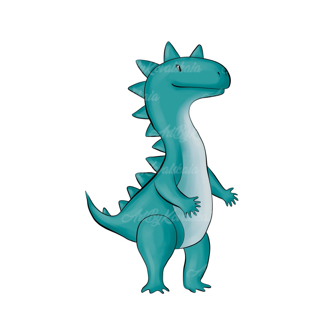 Dinosaur Clipart Dino Clip Art Dino PNG Digital Download - Etsy