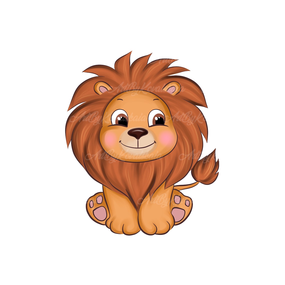 Lion Clipart, Lion PNG, Digital Download - Etsy