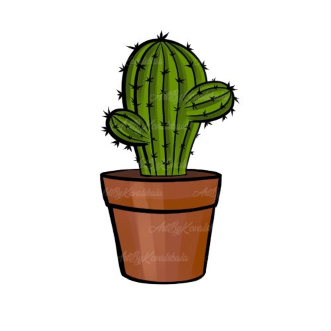 Cactus Clipart, Cacti Clipart, Digital Download - Etsy