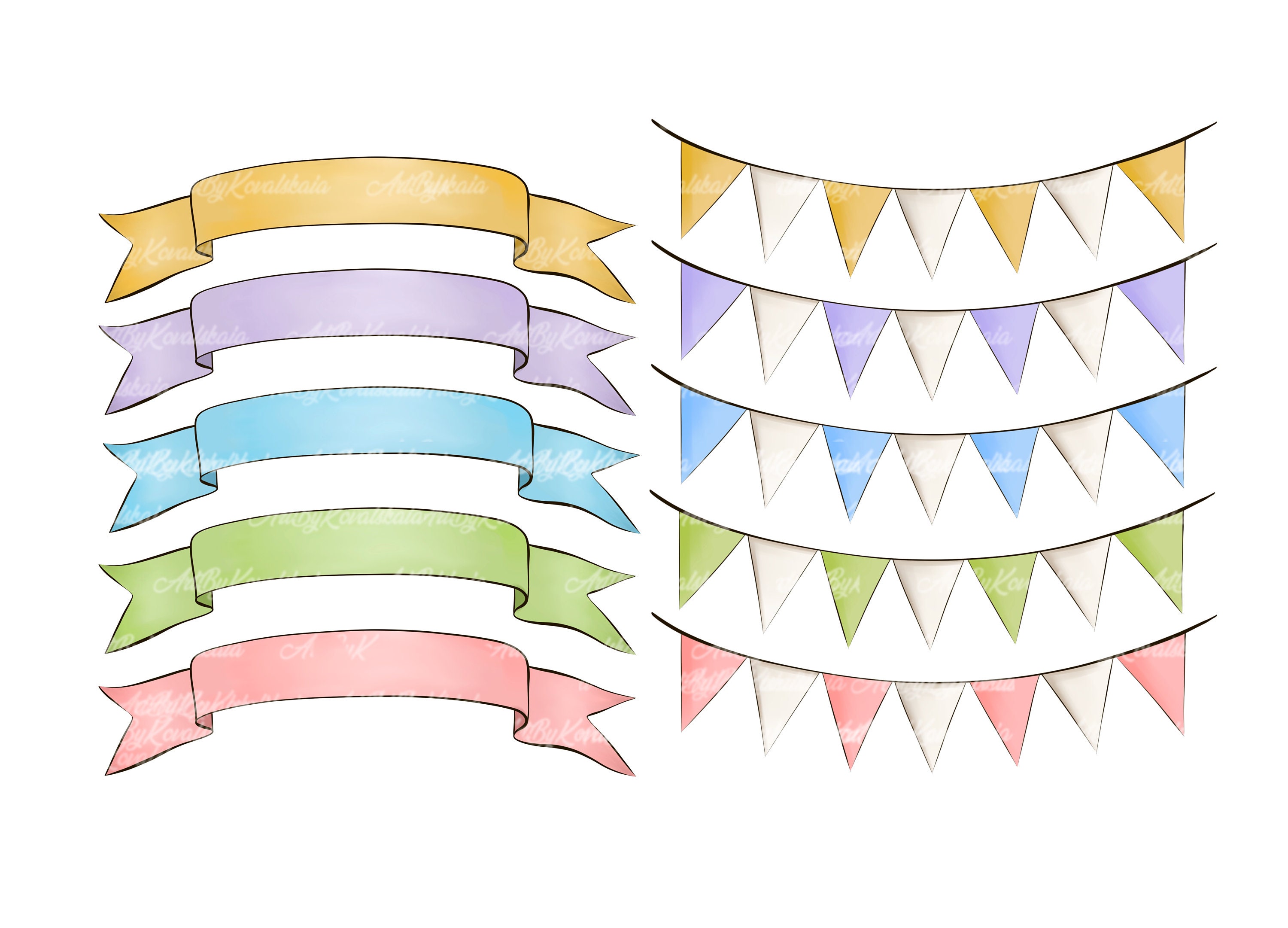 Ribbon Clipart, Banner PNG, Blue Ribbons Clip Art, Birthday, Baby ...
