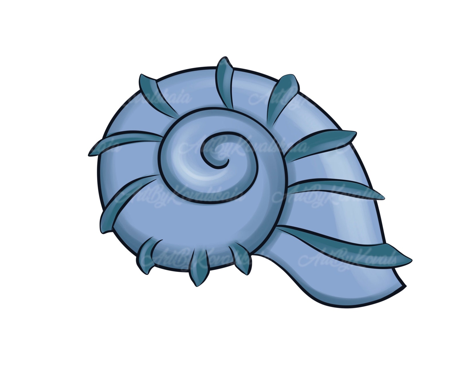 Shell PNG, Shell Clip Art, Sea Clipart, Digital Download - Etsy