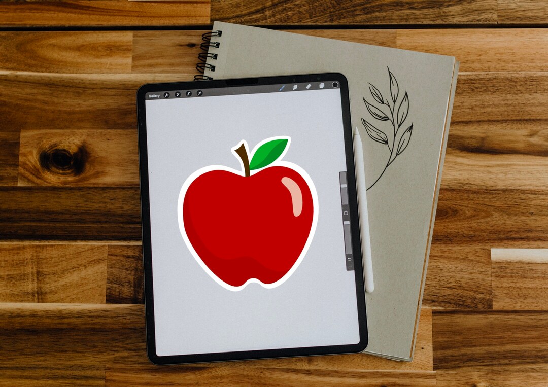 Red Apple, SVG, PNG, Apple Clipart, Apple Sticker, Digital Download - Etsy