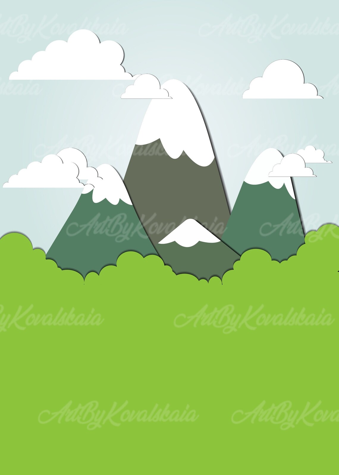 Mountain SVG, Mountain Clipart, Digital Download - Etsy