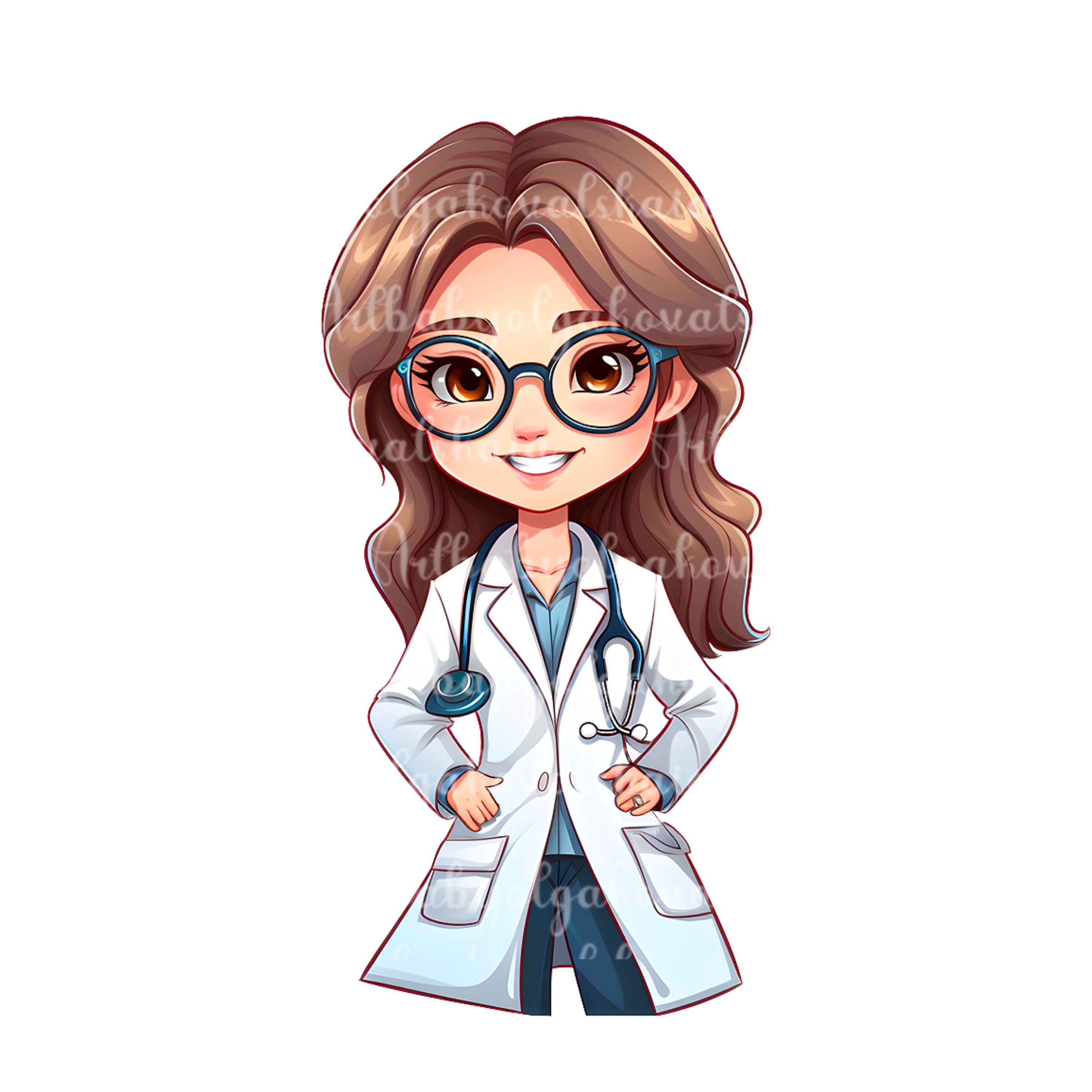 Doctor PNG, Cute Doctor Clipart, Digital Download - Etsy