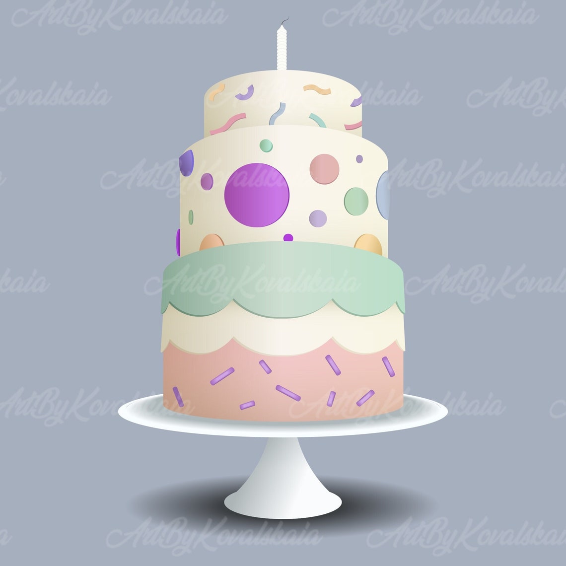 Cake SVG, Cake Clipart, Birthday Cake, Digital Download - Etsy