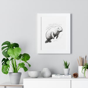 Manatee PNG, Clipart, Outline, DIGITAL DOWNLOAD - Etsy