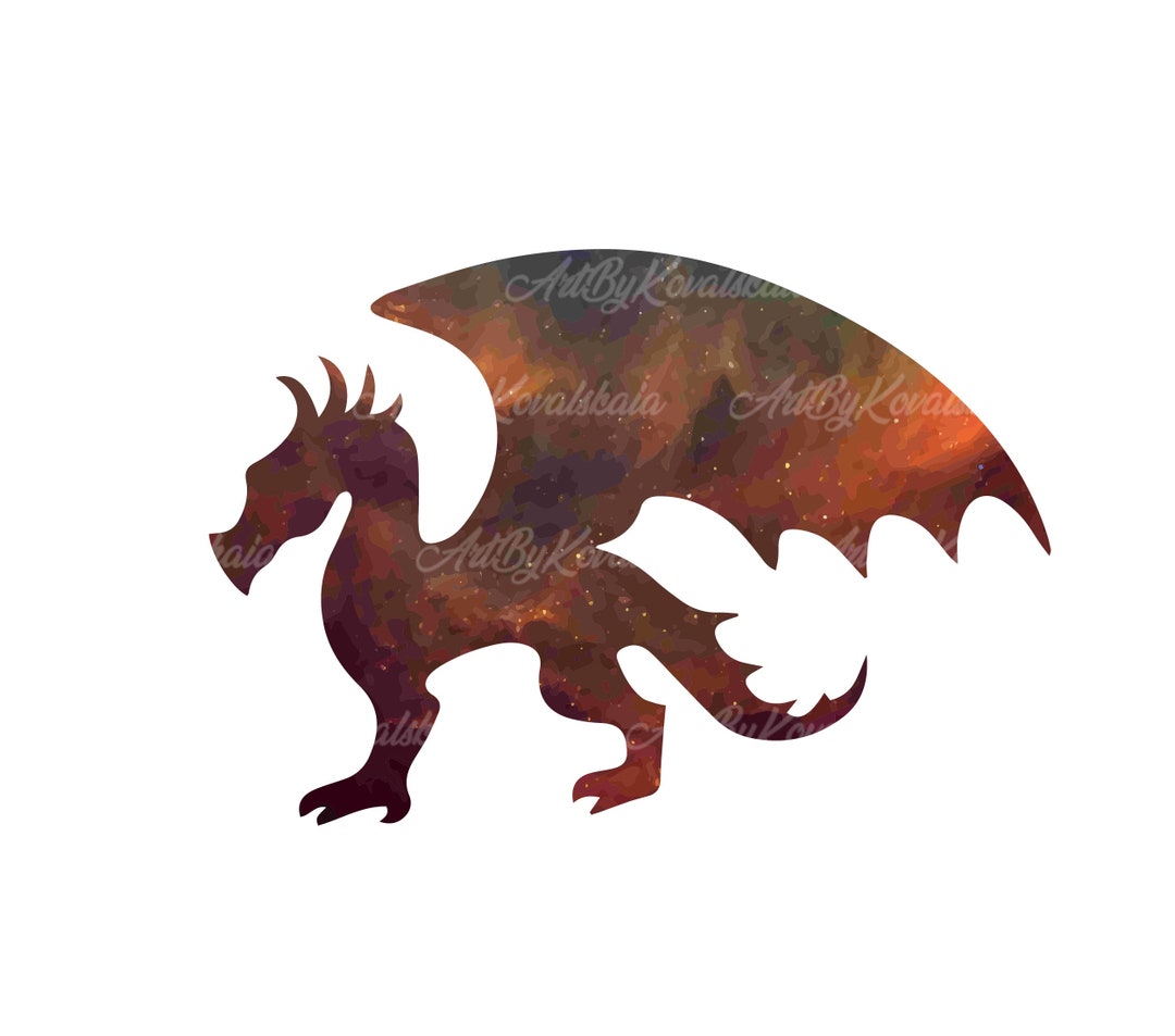Dragon SVG EPS, Dragon Clipart, Digital Download - Etsy