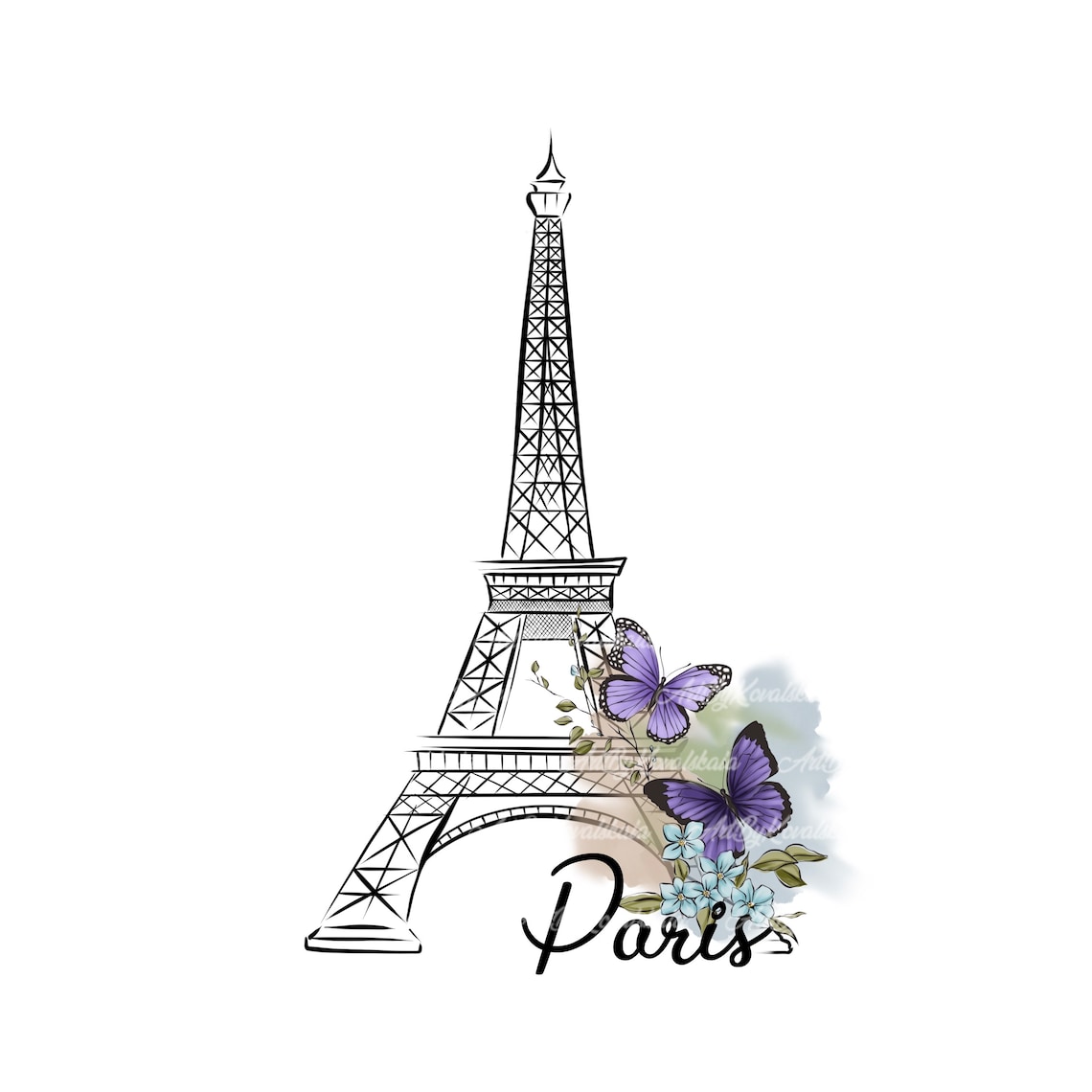 Paris PNG, Eiffel Tower Clipart, Eiffel Tower PNG, Digital Download - Etsy