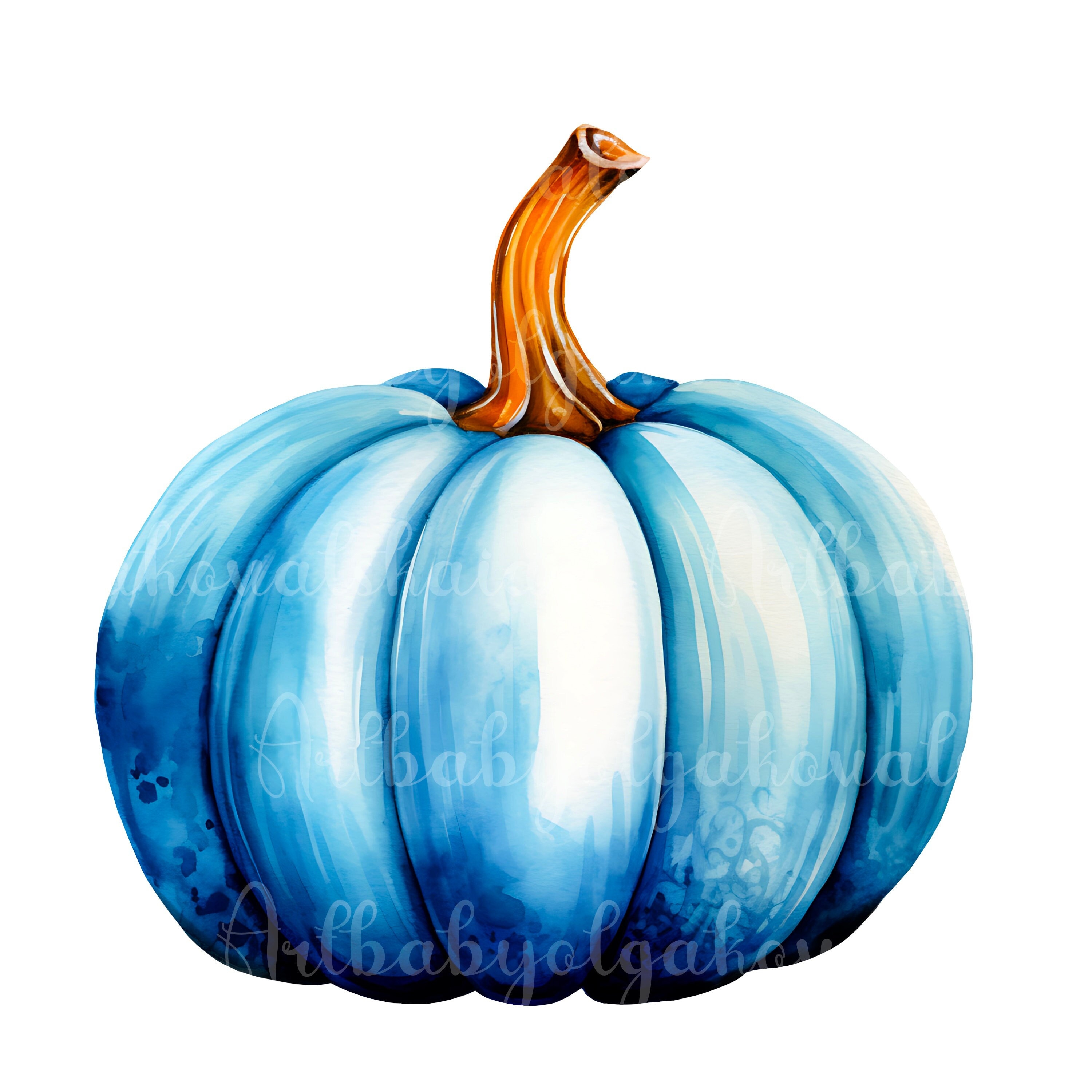 Blue Pumpkin Clip Art
