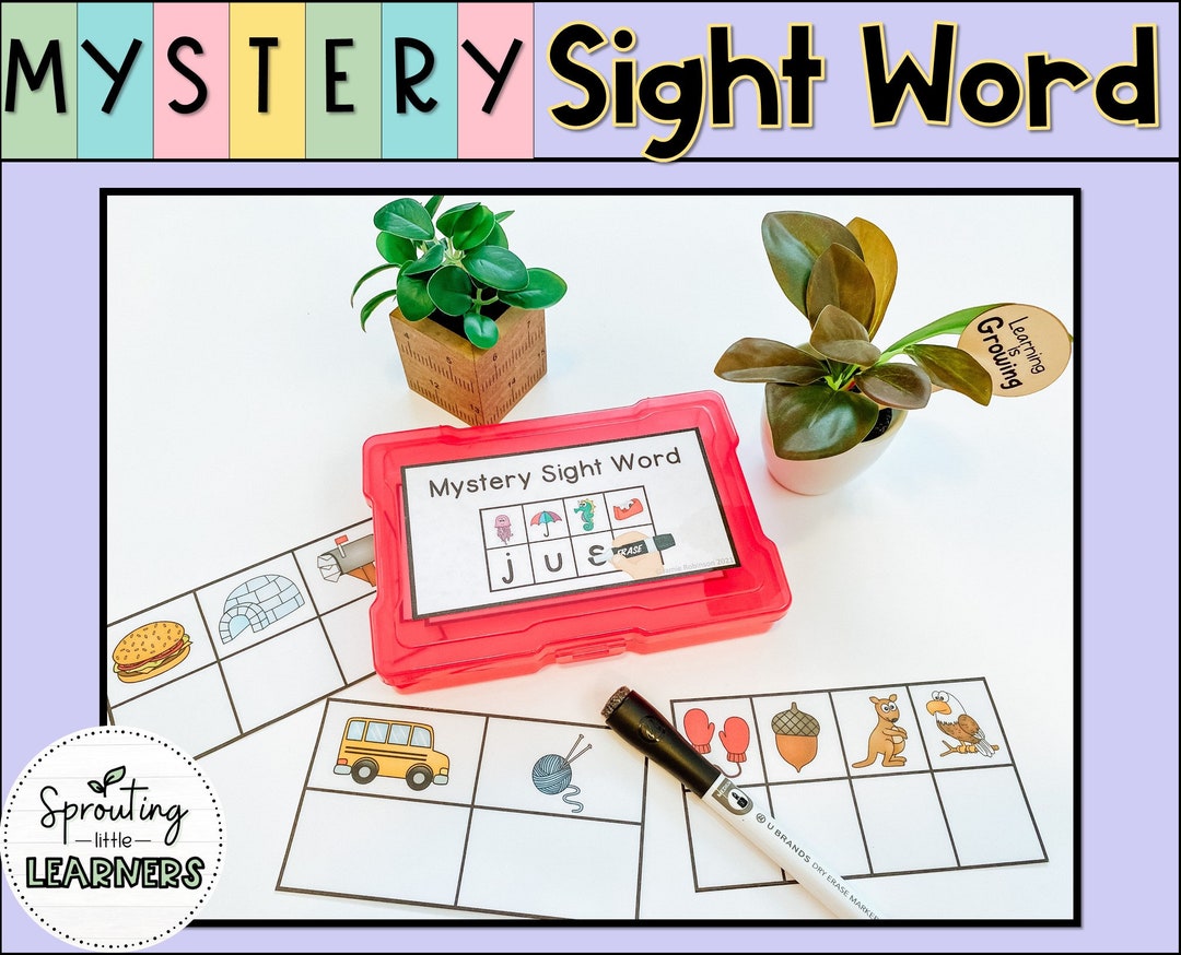 Sight Word Game | Beginning Sounds for Kindergarten - Etsy