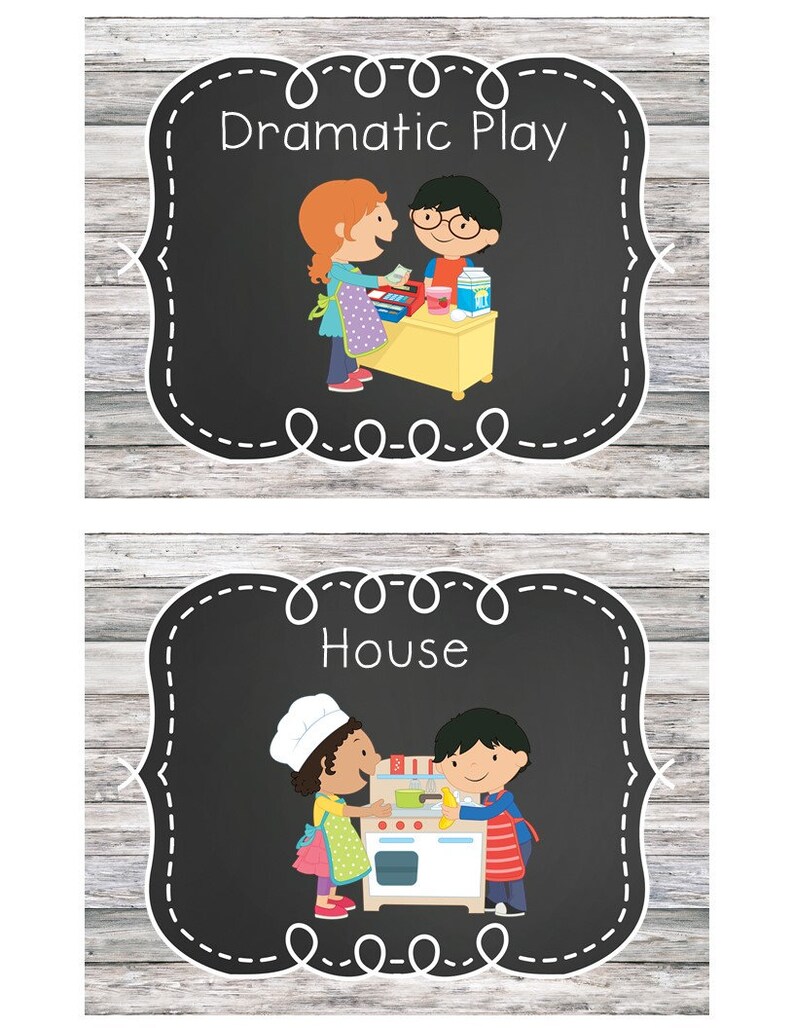 Editable Farmhouse Themed Center Signs - Etsy