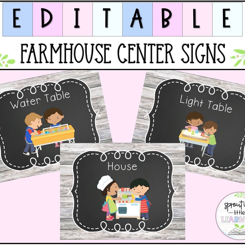 Farmhouse Classroom - Etsy