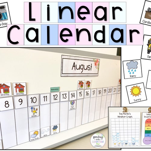 Pocket Chart Calendar Cards HOLIDAYS & EVENTS Classroom - Etsy