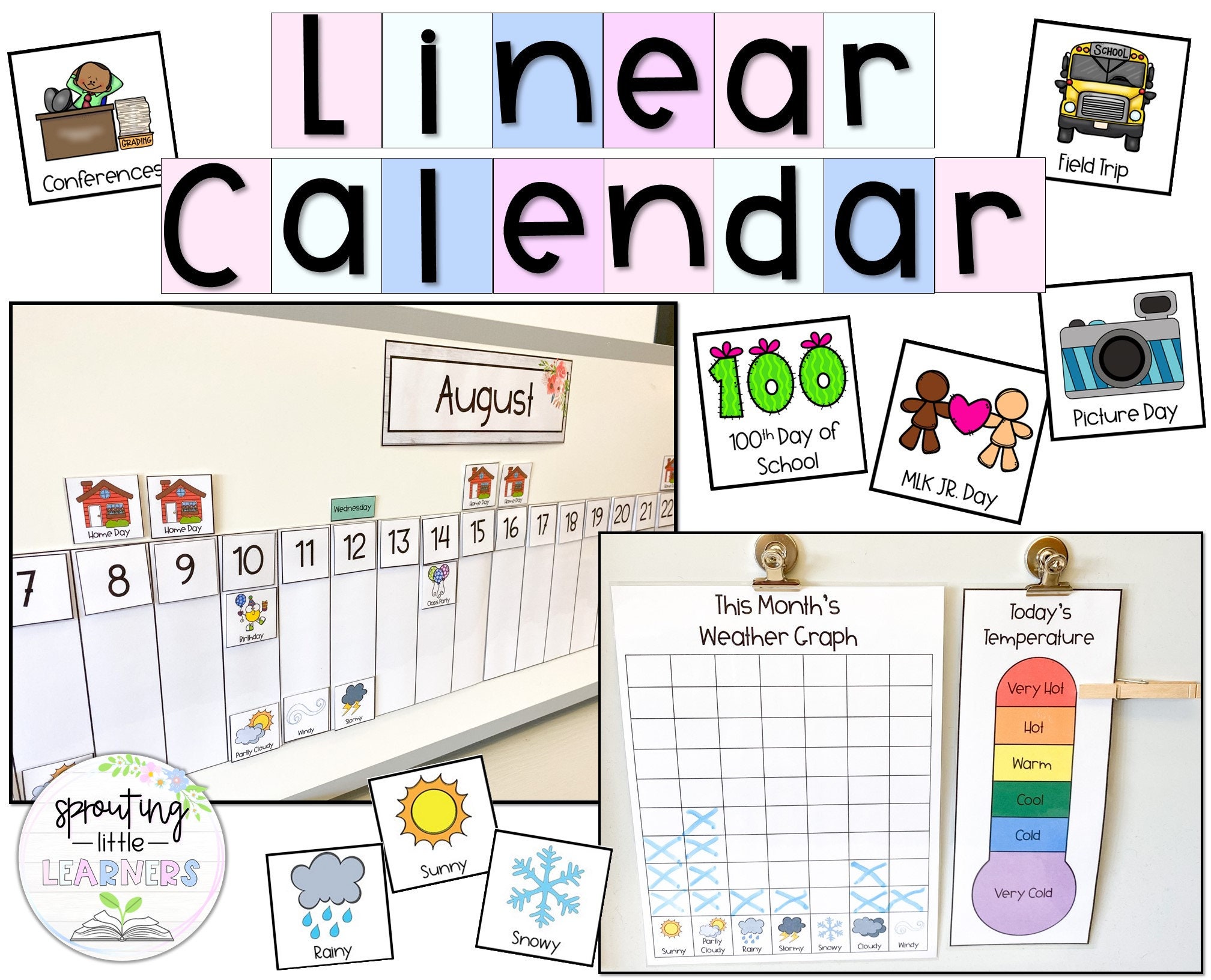 Preschool Calendar - Etsy