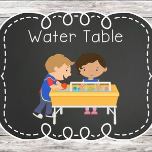 Farmhouse Classroom Center Signs | Preschool Centers | Daycare ...