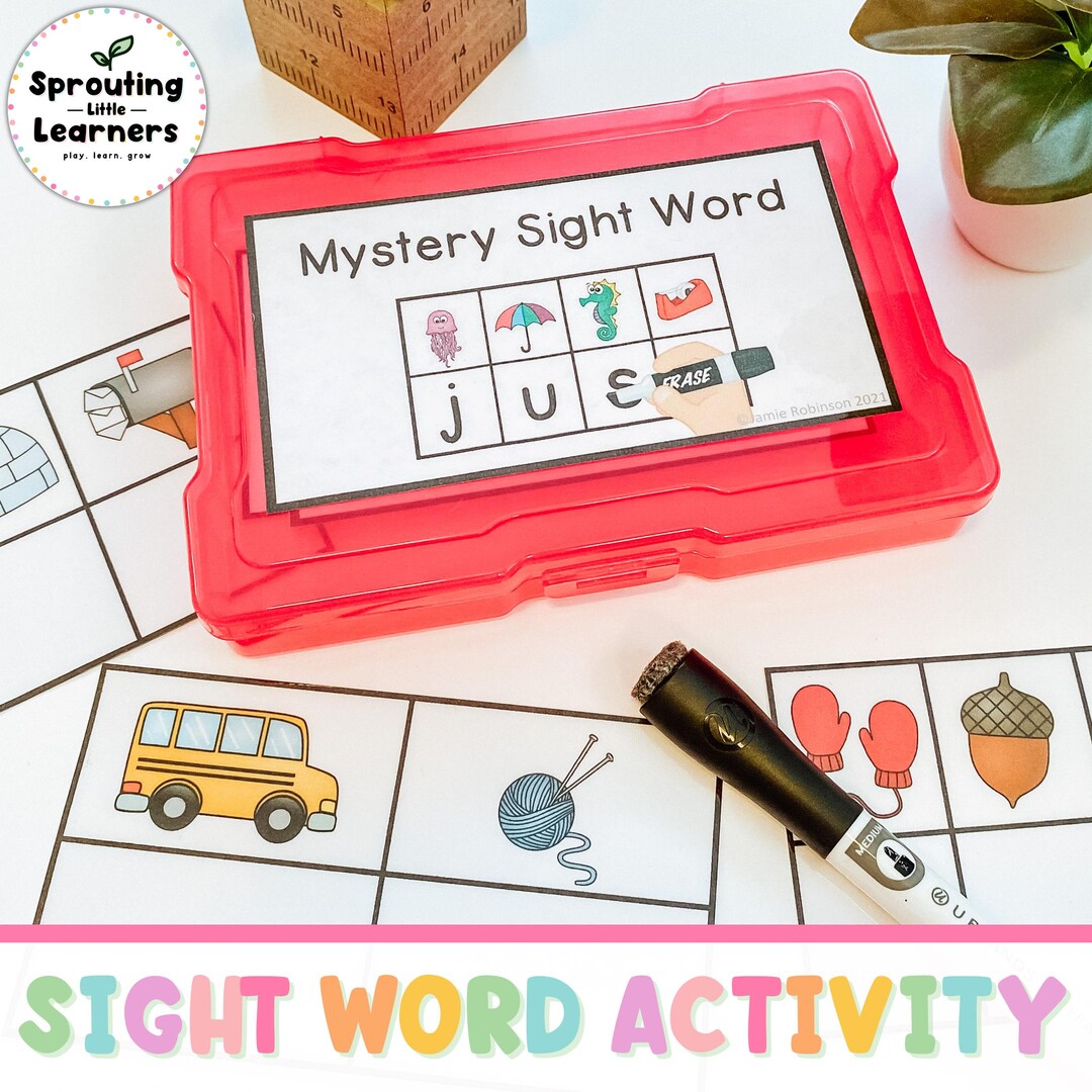 Sight Word Game | Beginning Sounds for Kindergarten - Etsy
