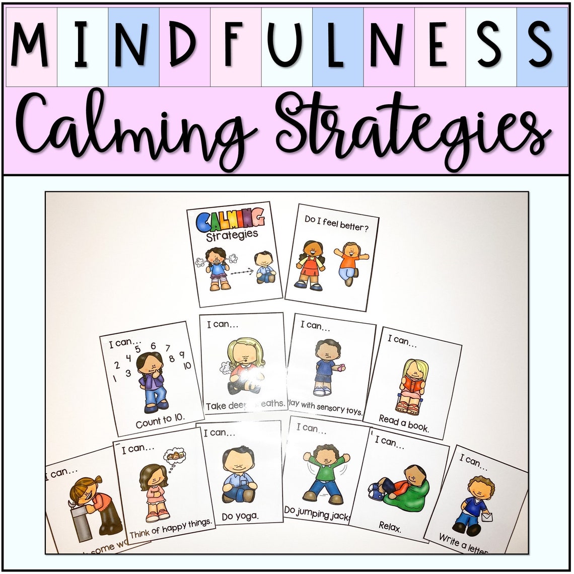 Printable Calming Techniques - Etsy