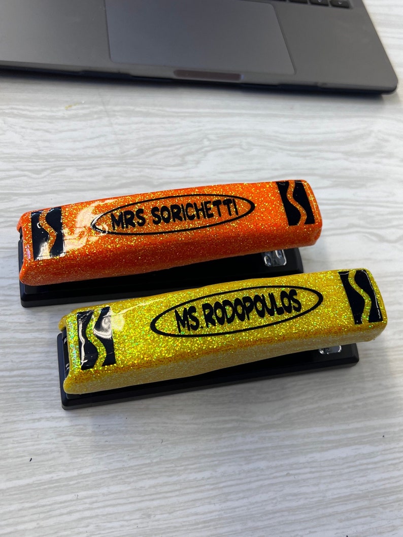 Custom Staplers, Glitter Stapler, School Supplies, Custom Classroom ...