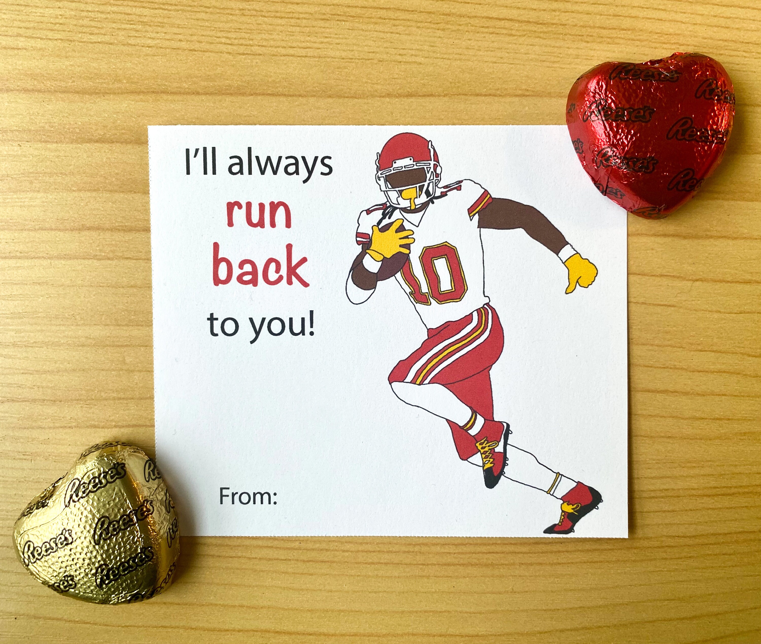 Chiefs Themed Valentine’s Day Cards Set - Etsy