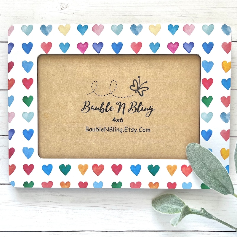 Heart Picture Frame - Etsy