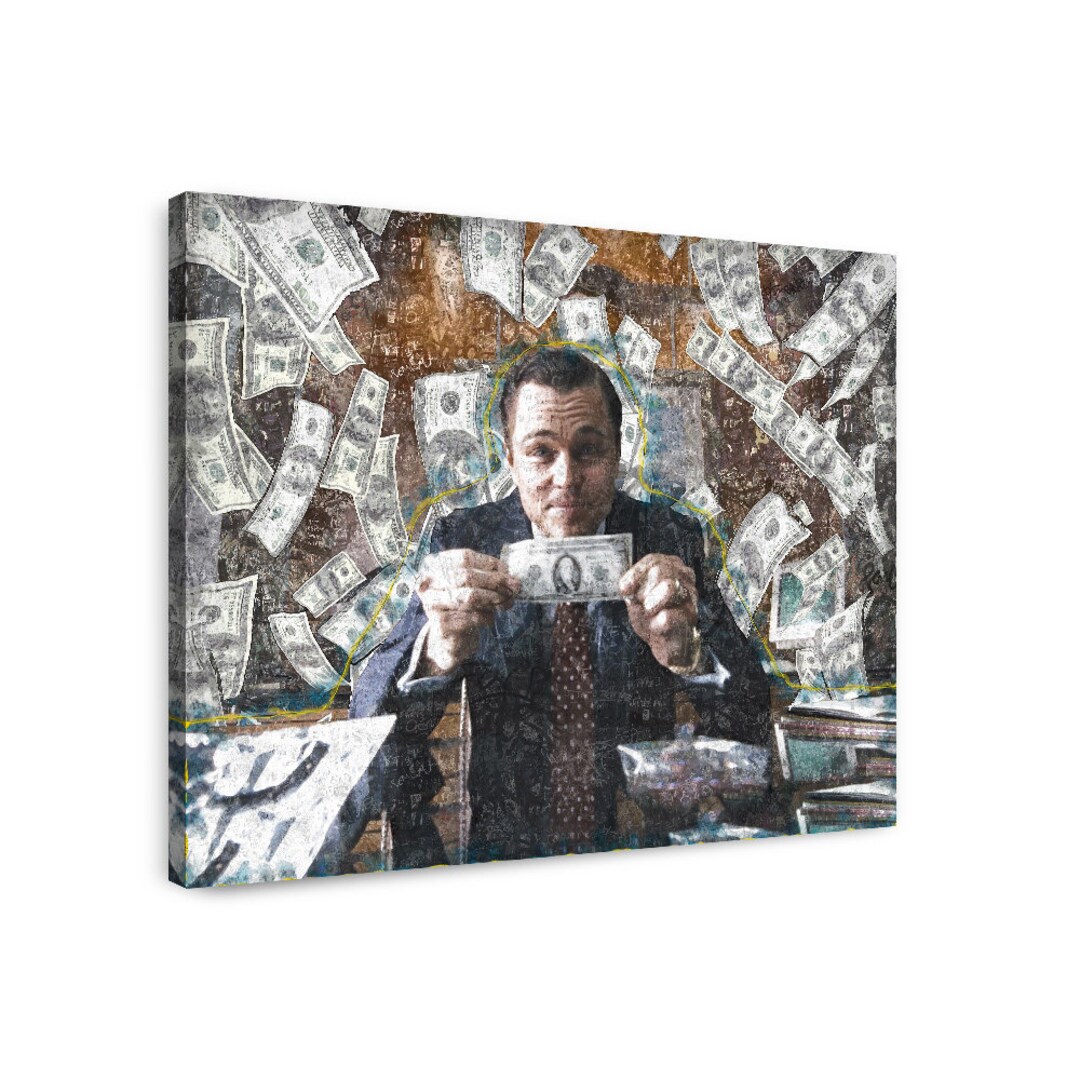 Motivational Poster, Money Wall Art, Office Decor, Ready to Hang, Gift ...