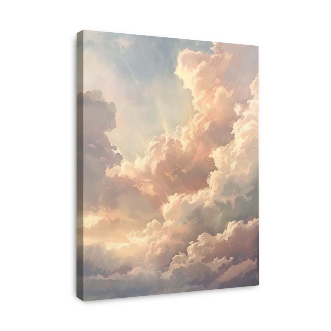 Heavenly Clouds - Christian Wall Signs, Surreal Wall Art, Indigo Wall ...