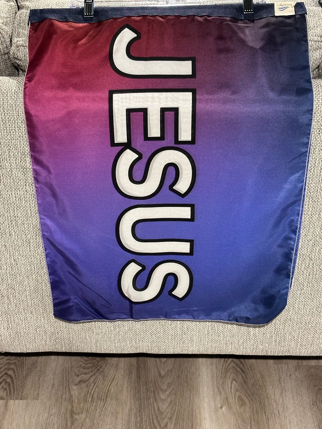 Jesus Silk Praise Dance Worship Flag 100% Mulberry Habotai Silk 8mm ...