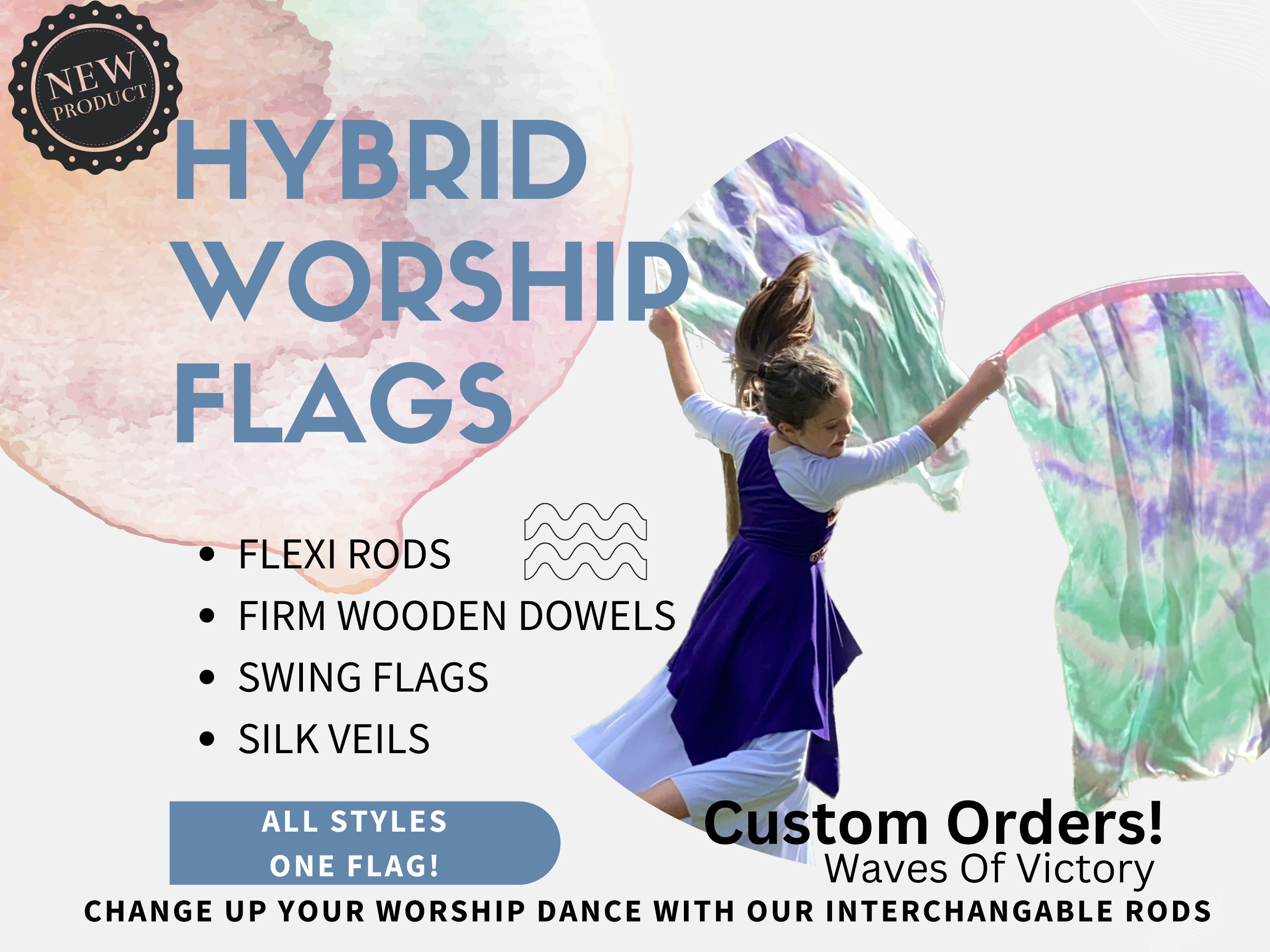 Custom HYBRID Worship Flags We Upgrade Your Flags All Flag - Etsy