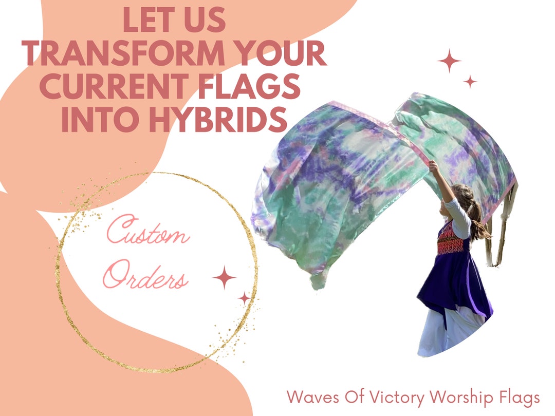 Custom HYBRID Worship Flags We Upgrade Your Flags All Flag - Etsy