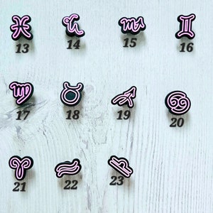 Zodiac Jibbitz Whats Your Star Sign Baby Aries Taurus Gemini Cancer Leo ...