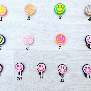 Smiley Face Jibbitz Brooches Fashion Accessory Funky Funny Jibz Crocs ...