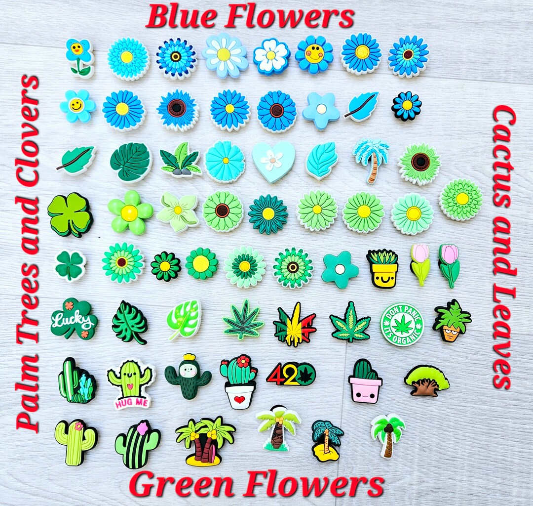 Flower Jibbitz Croc Charms Accessories Clogs Shoe Funky Cute Sunflower ...