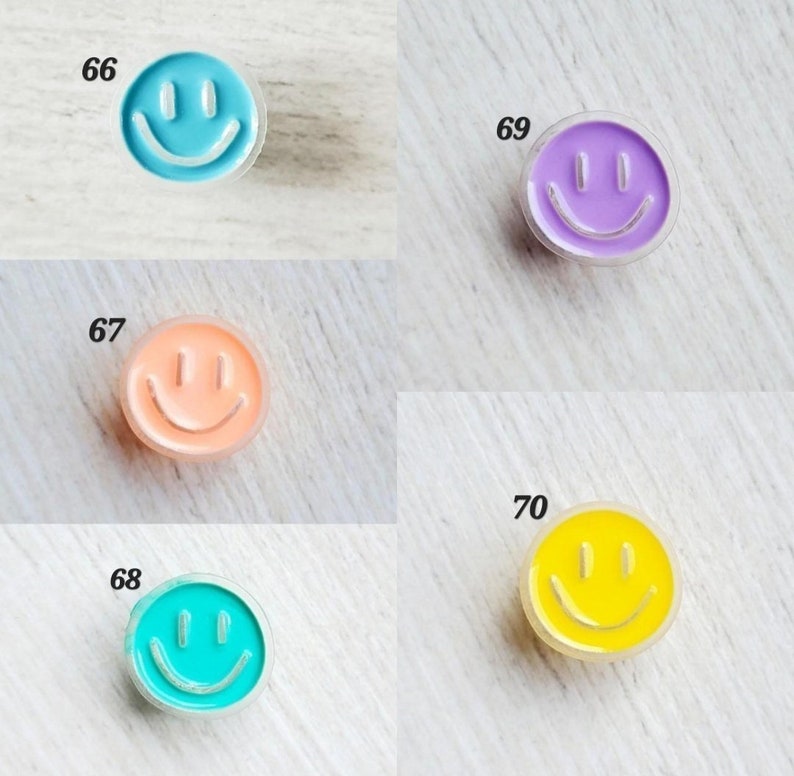 Smiley Face Jibbitz Brooches Fashion Accessory Funky Funny Jibz Crocs ...