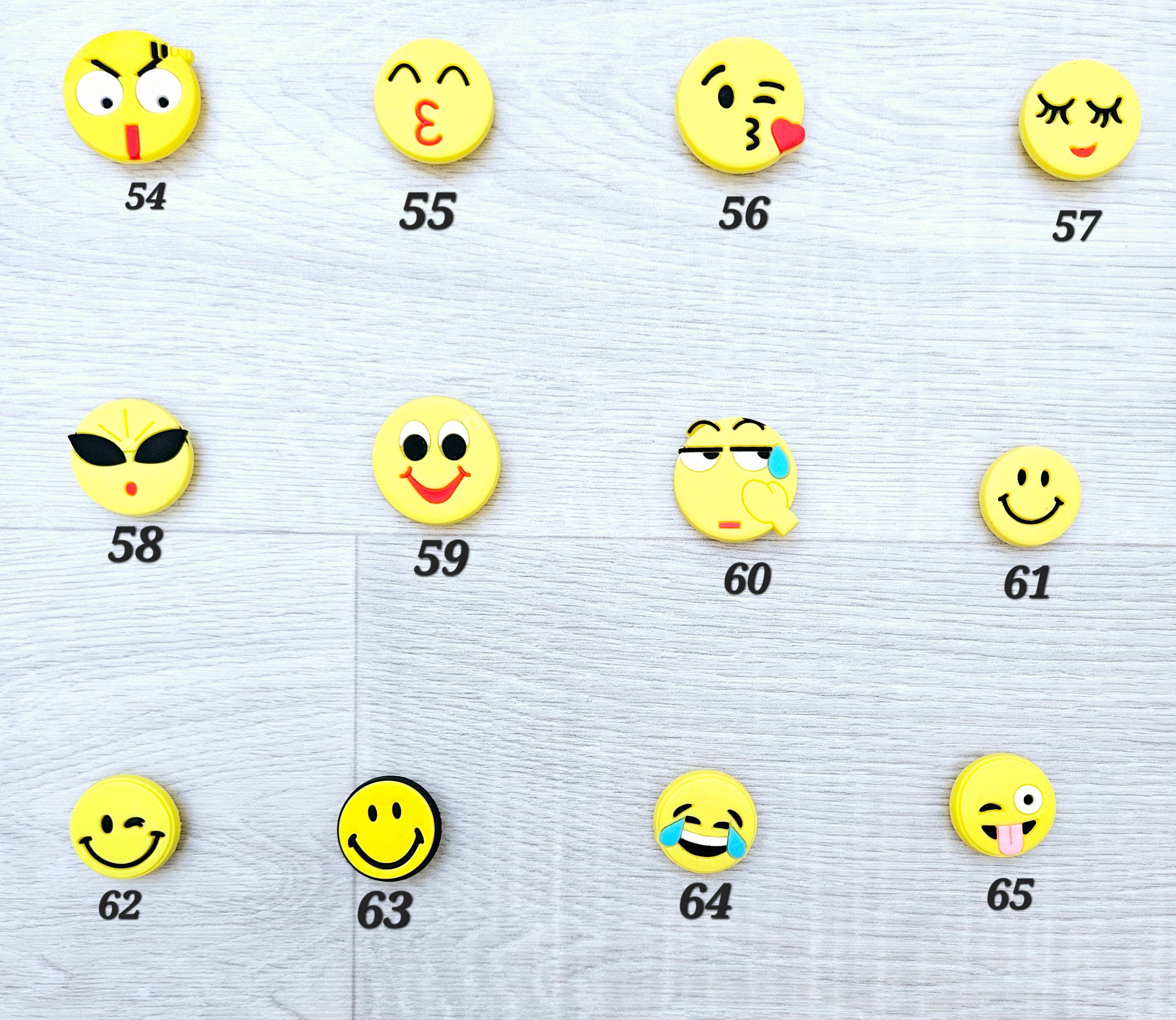 Smiley Face Jibbitz Brooches Fashion Accessory Funky Funny Jibz Crocs ...