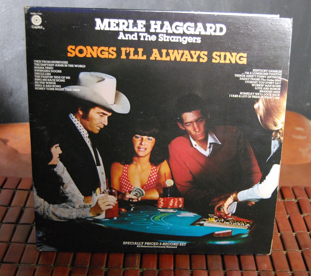 MERLE HAGGARD and the STRANGERS 2 L.P. Set - - Etsy