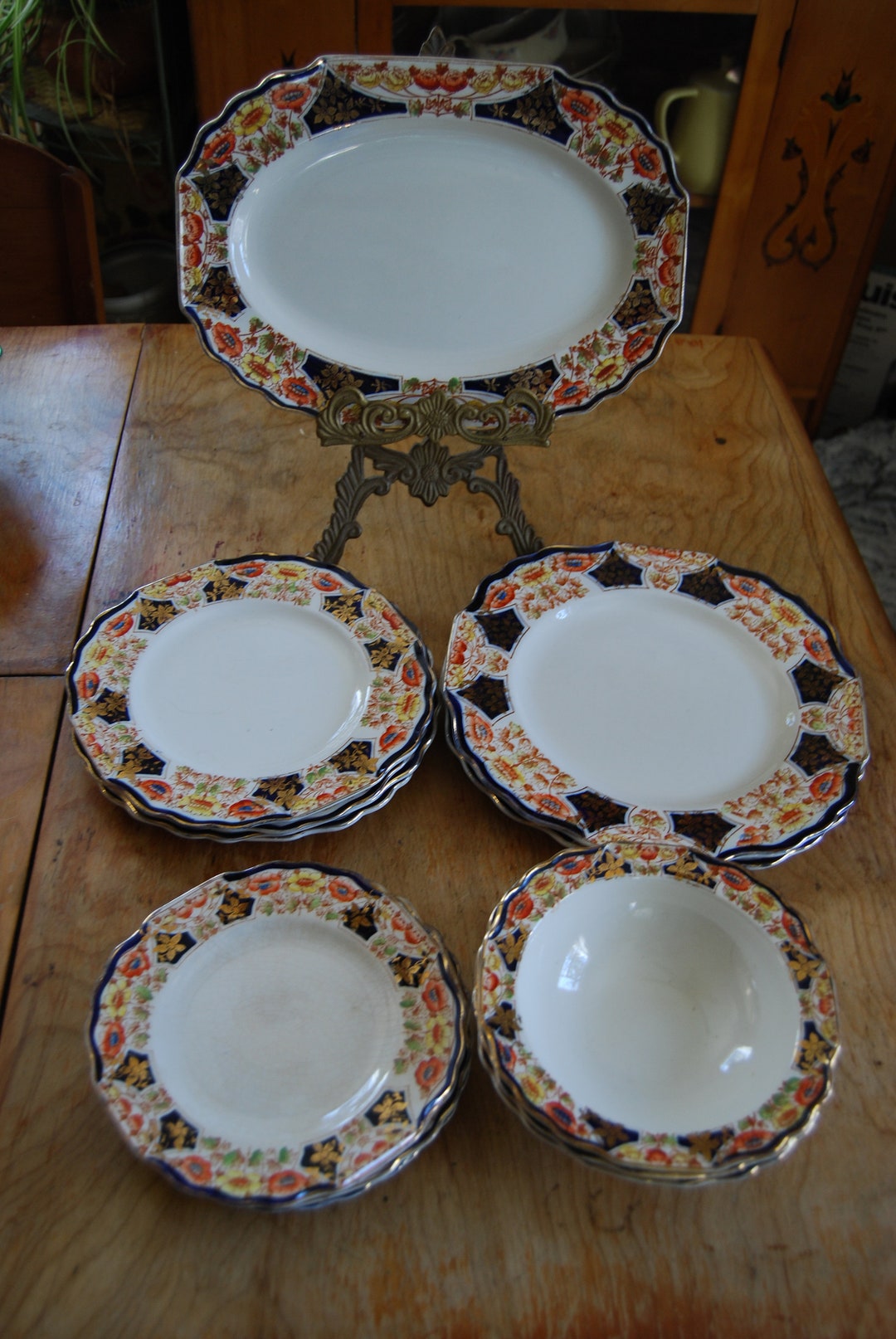 MYOTT & SONS - Derbytone Pattern - 15 Piece Set - Etsy