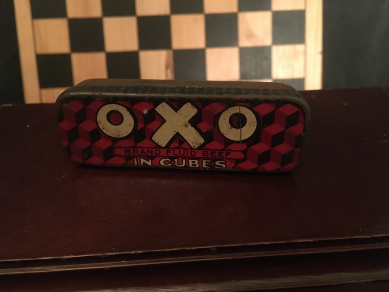 OXO CUBES TIN 1940's - Etsy Canada