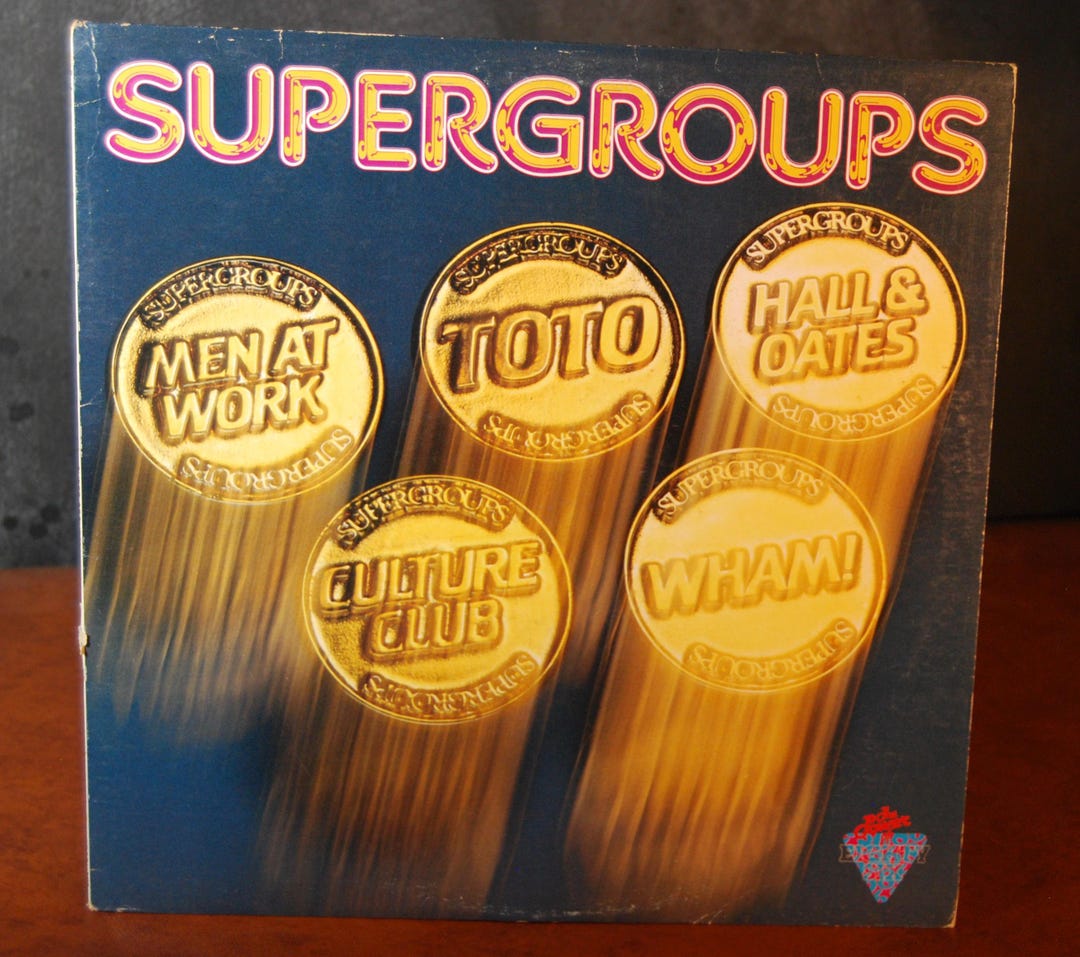 SUPERGROUPS L.P. - Variety of Great Hits From the 80s - Etsy