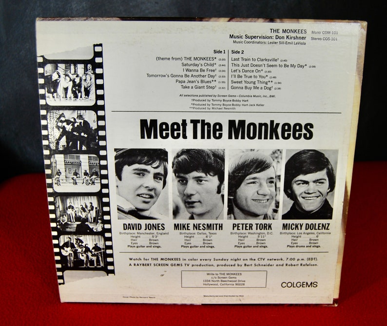 THE MONKEES L.P. - Etsy