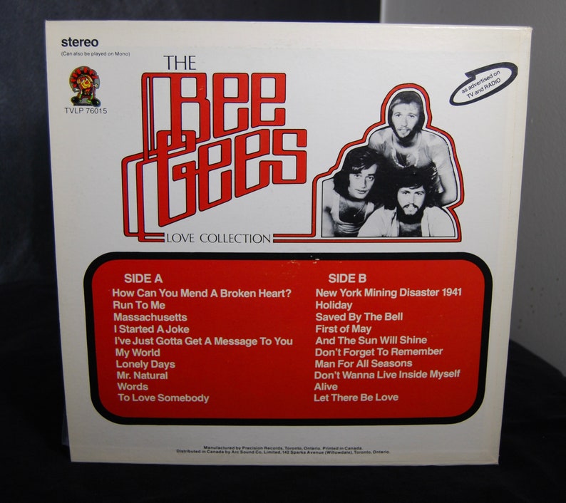 THE BEE GEES L.P. Love Collection - Etsy