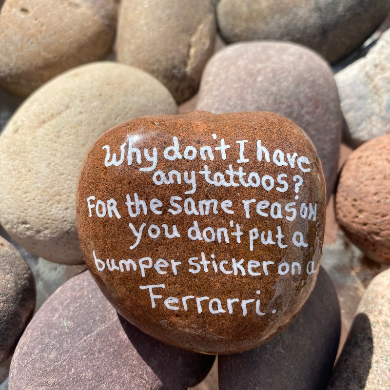 Painted Rocks With Quotes - Etsy