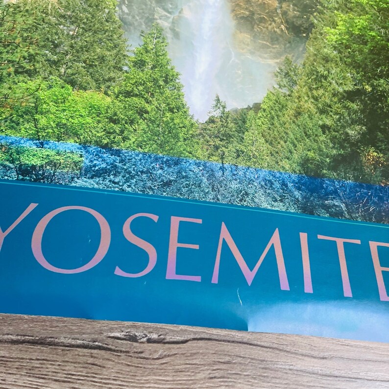 Vintage 80's Yosemite Poster 18x24 - Etsy