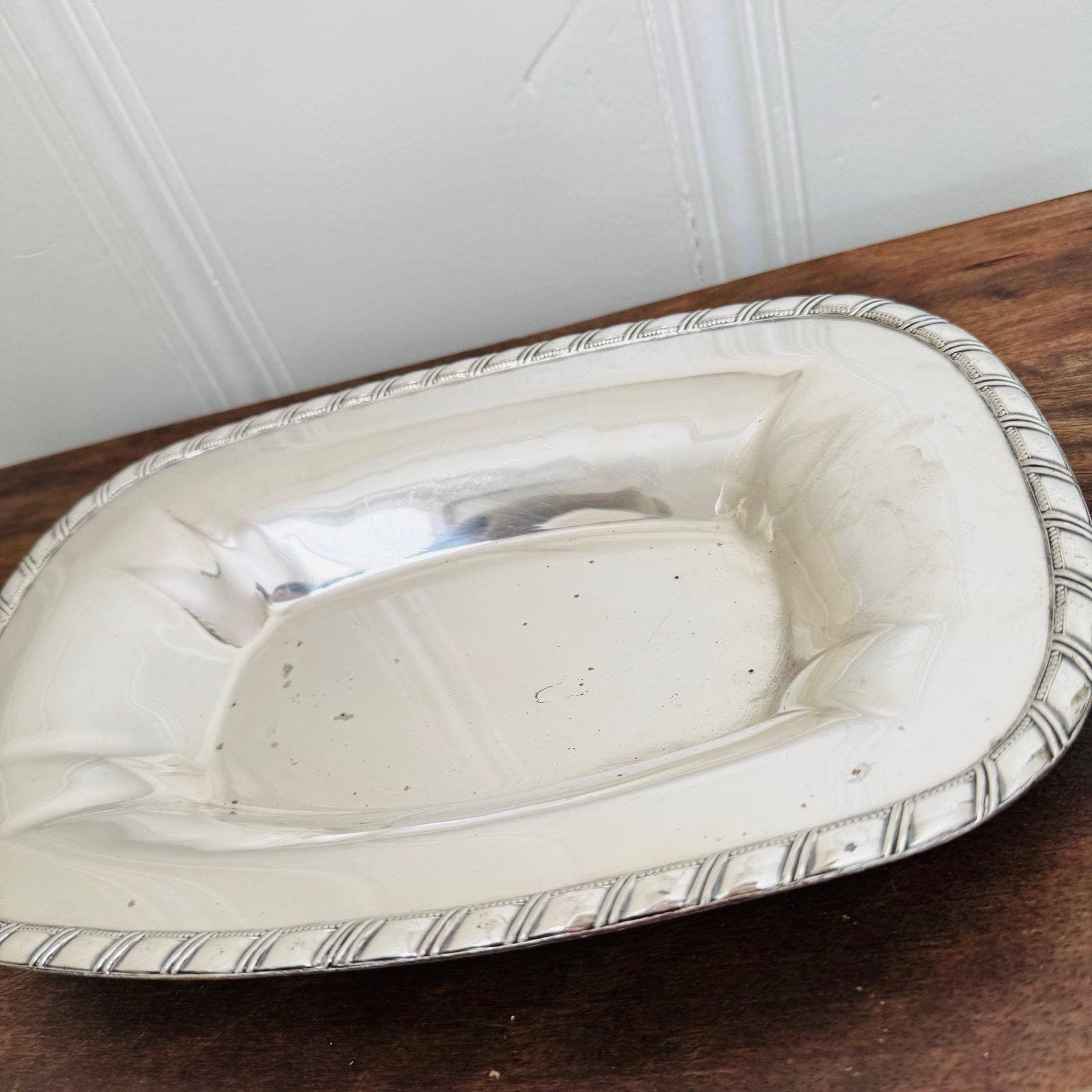 Academy Silver on Copper Vintage Tray Serving Platter - Etsy